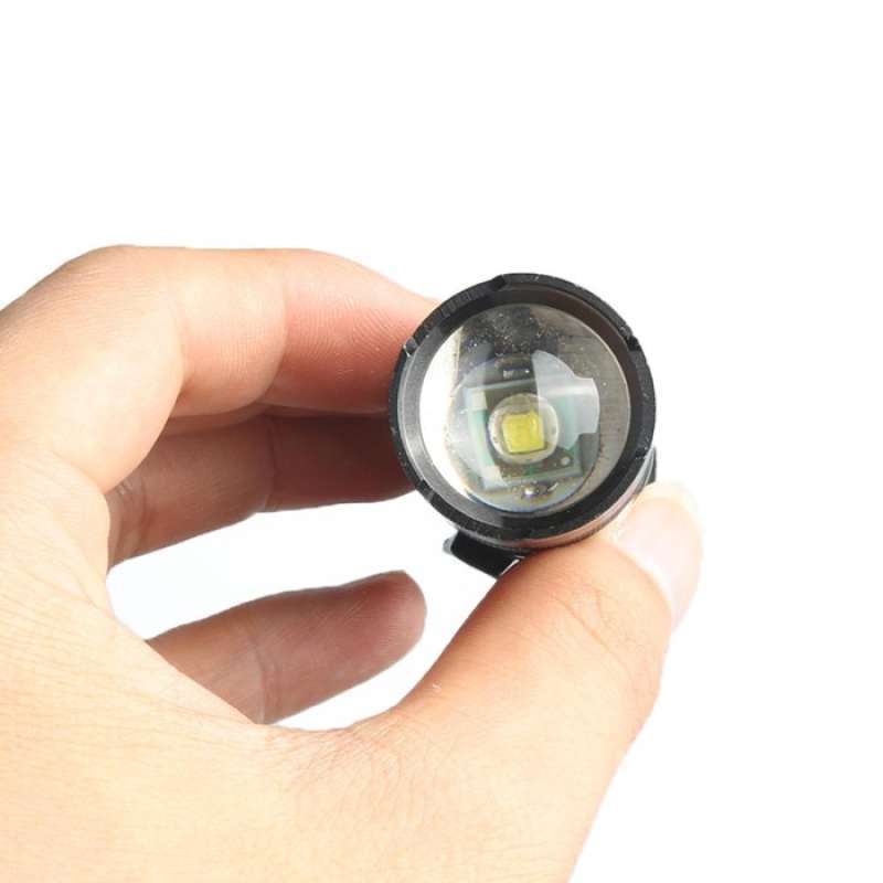 Jual Mini Flashlight Cree Zoom 2500lm Lumen Bright + 18650 Battery ...
