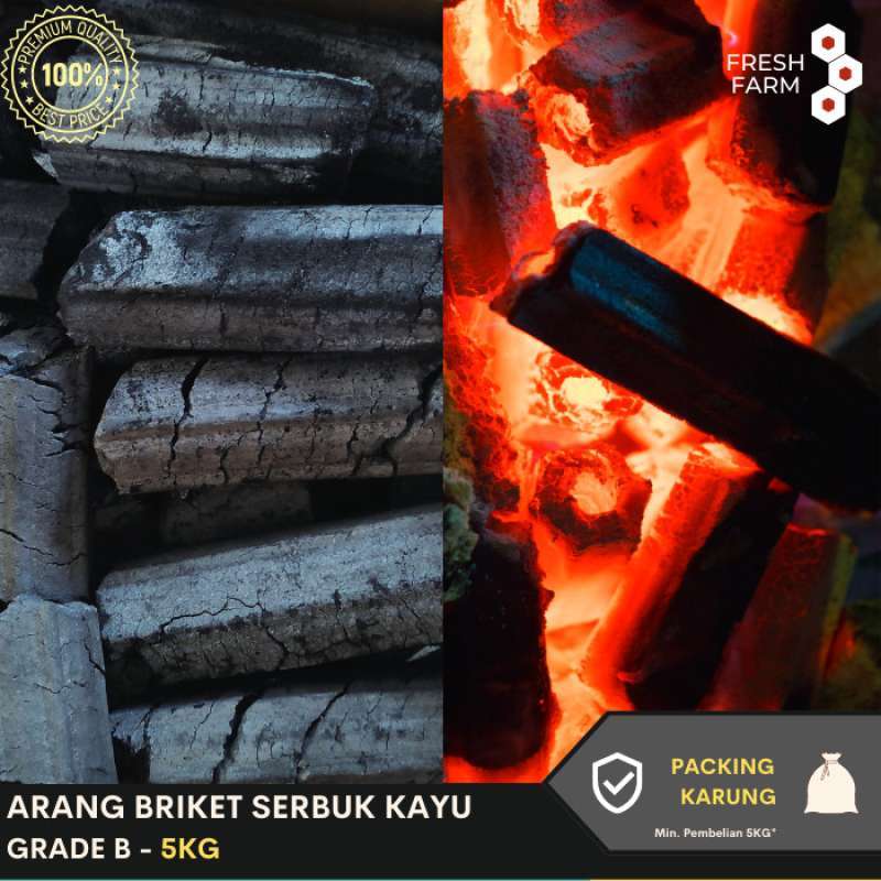 Jual Arang Briket Grill Bbq 5Kg (B) di Seller Iman Jaya Store ...