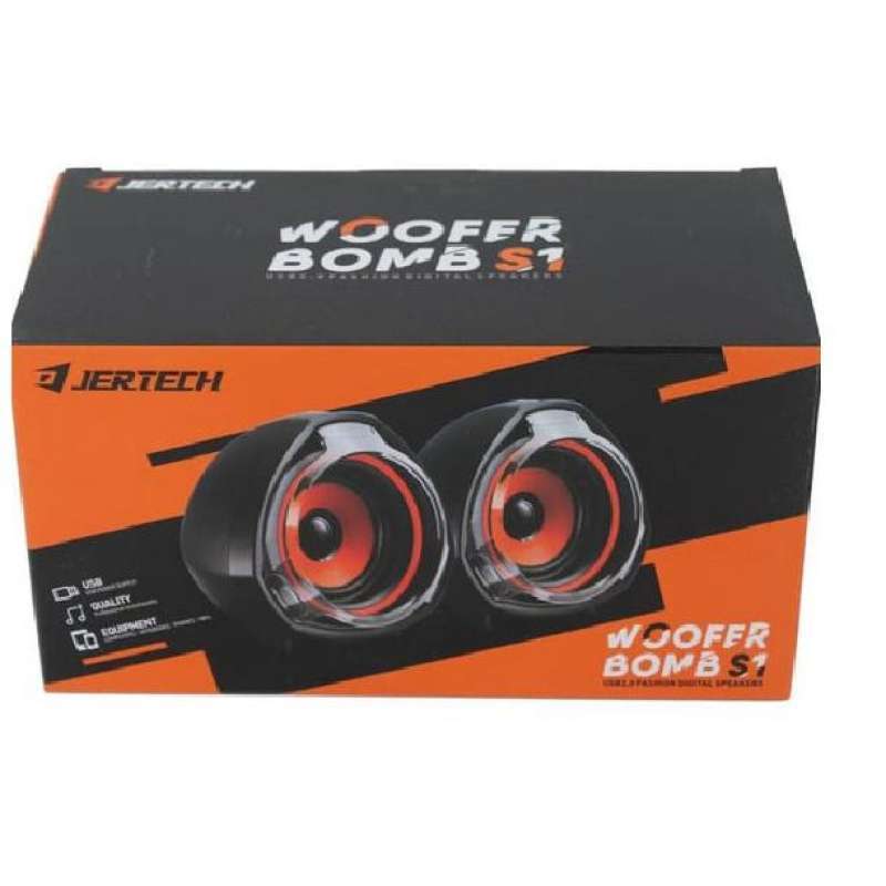 Jual SPEAKER 2.0 USB KOMPUTER JERTECH S1 WOOFER BOMB . di Seller Ryzen ...