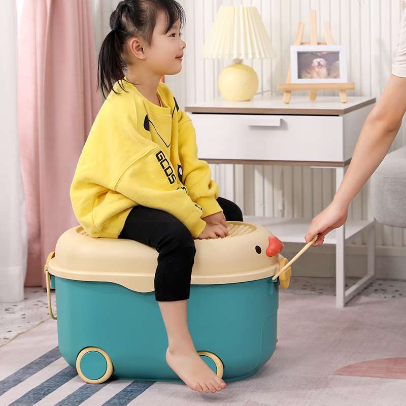 Jual Kotak Penyimpanan Mainan Anak Plastik Box Container Roda Serbaguna ...