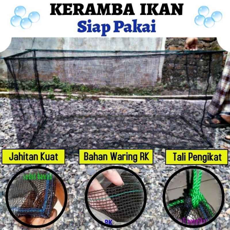 Promo Mwd107 - Keramba Ikan Hapa Jaring Apung Bahan Waring Ukuran 2M X ...