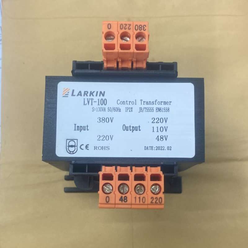Promo Trafo Step Down Transformer 100VA In 380/220V Out 220V/110V/48V Larkin Diskon 9% di Seller ...