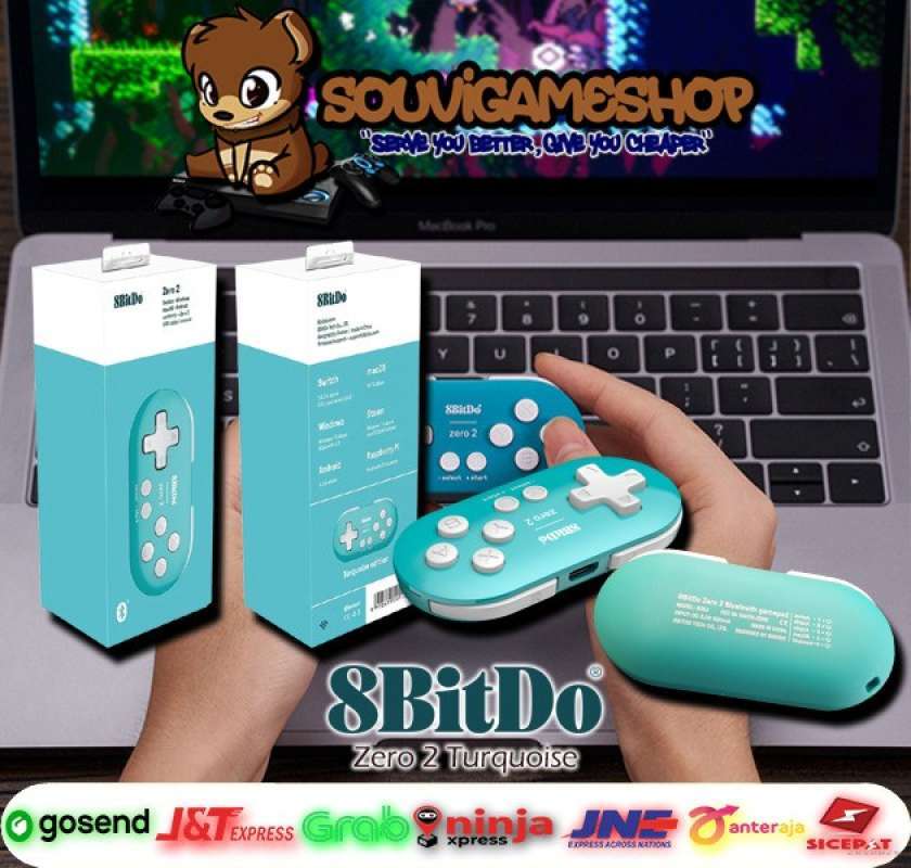 Promo 8Bitdo Zero 2 Mini Wireless Gamepad Controller For Switch Android ...