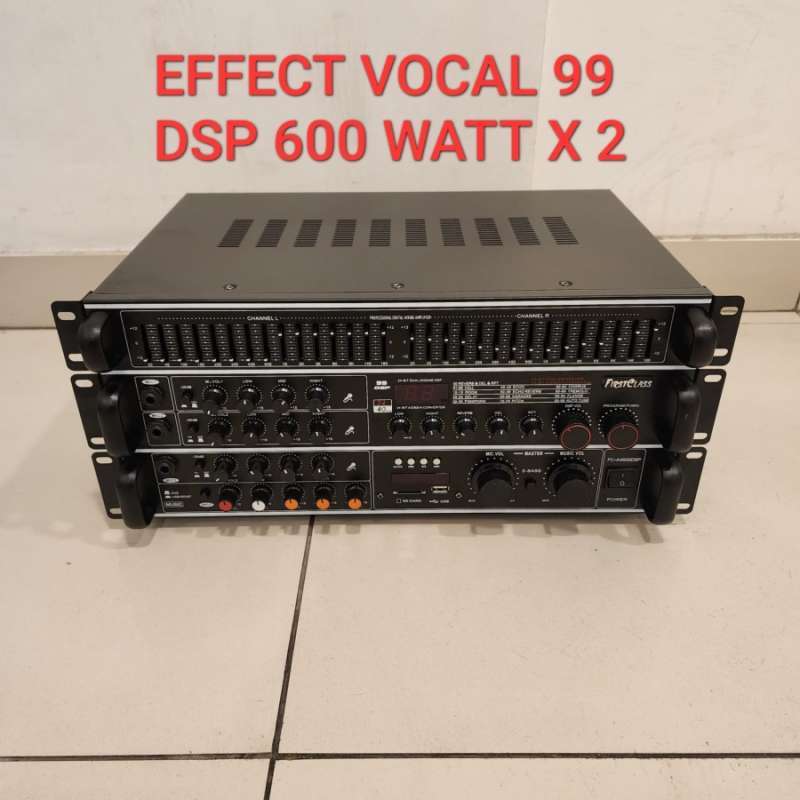 Promo Power Mixer Firstclass Fc A4600dsp Effects Vocal 99 Dsp Digital ...