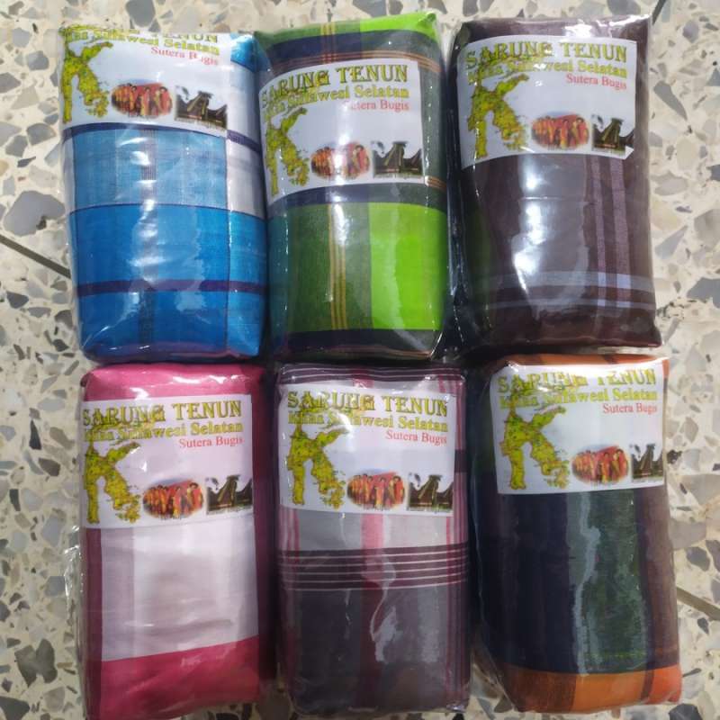 Jual Sarung Basah Tenun Sutra Bugis Khas Sulawesi Di Seller Sulawesi ...