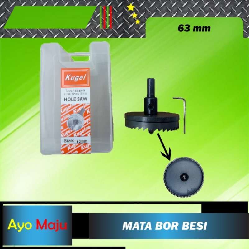 Promo Hole Saw Besi 63Mm / Holesaw Besi 63Mm / Mata Bor Besi 63Mm Kugel ...