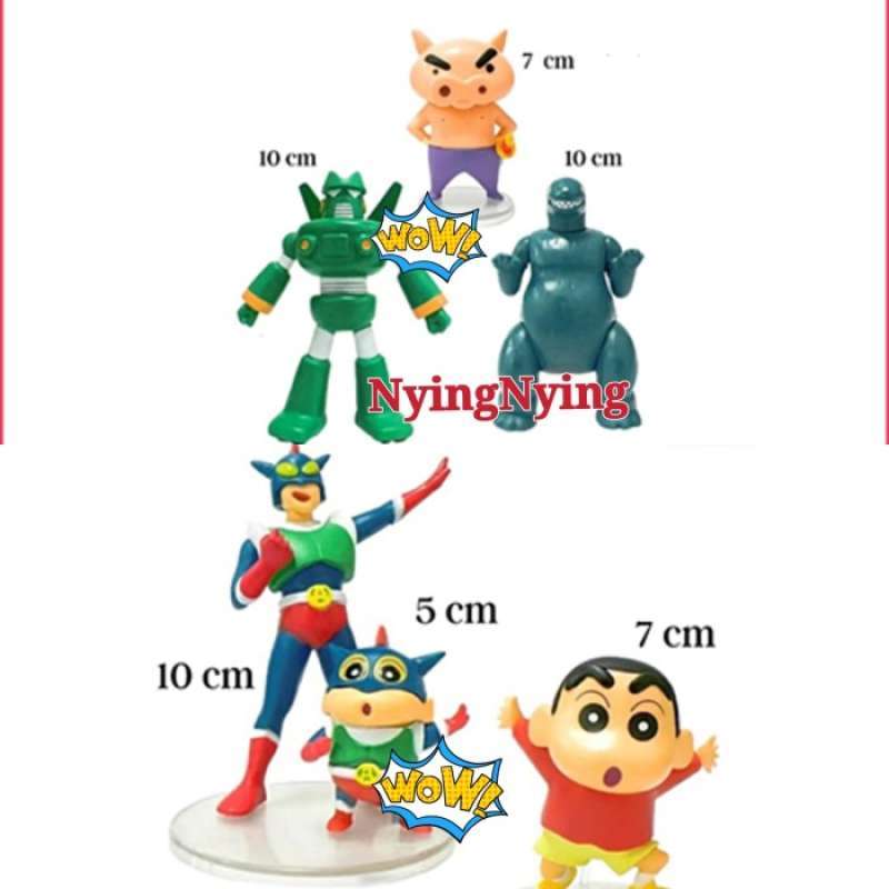 Promo Crayon Shinchan Shin Chan Buriburi Zaemon Action Kamen Robo ...