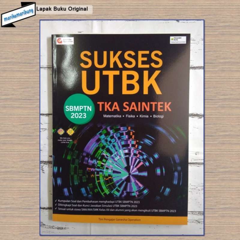 Promo [Terbaru] Buku TKA SAINTEK UTBK SBMPTN 2023 by Ganesha Operation Diskon 17% di Seller ...
