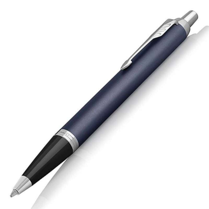 Jual Pulpen Parker Im Blue Chrome Trim Ball Point Original - Authorized ...