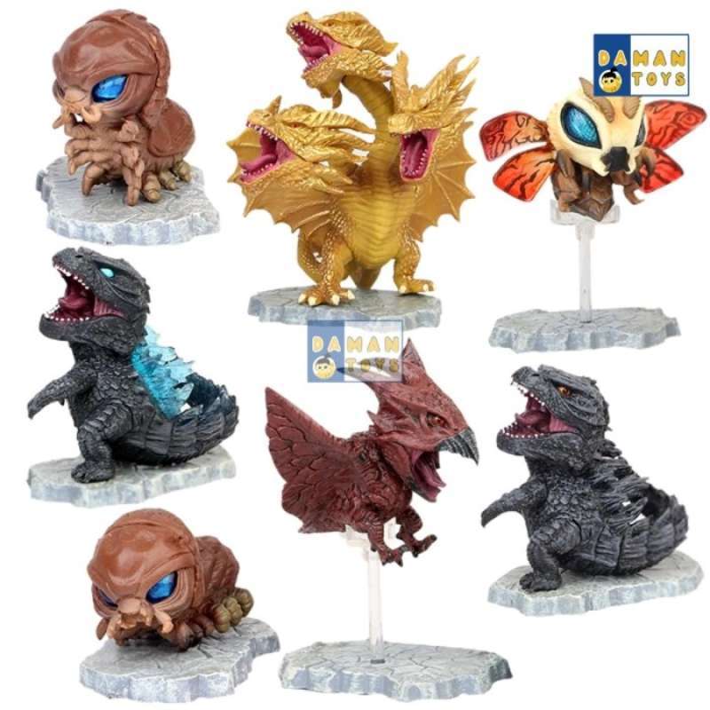 Promo Action Figure Godzilla Set 8, Godzilla Vs Kong Gozila Mainan ...