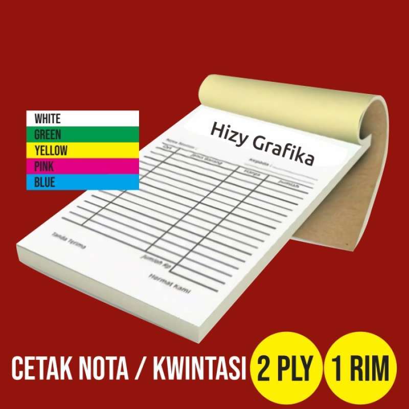Promo Cetak Nota / Kwitansi 2 Ply 1 Rim *Murah & Cepat Diskon 17% di ...