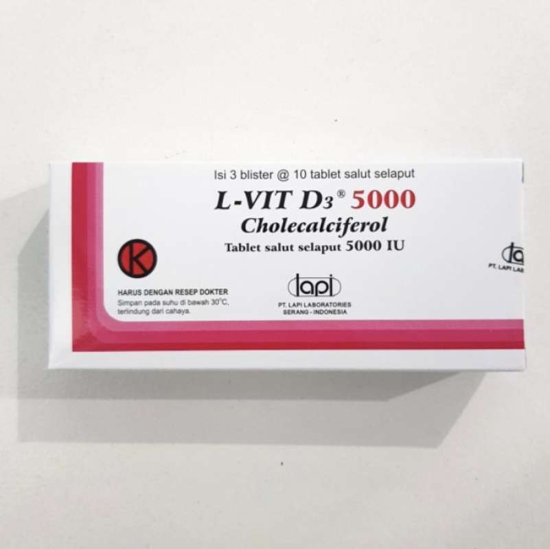 Jual L-VIT D3 5000 BOX 30 TABLET di Seller Richter Farma Official Store ...