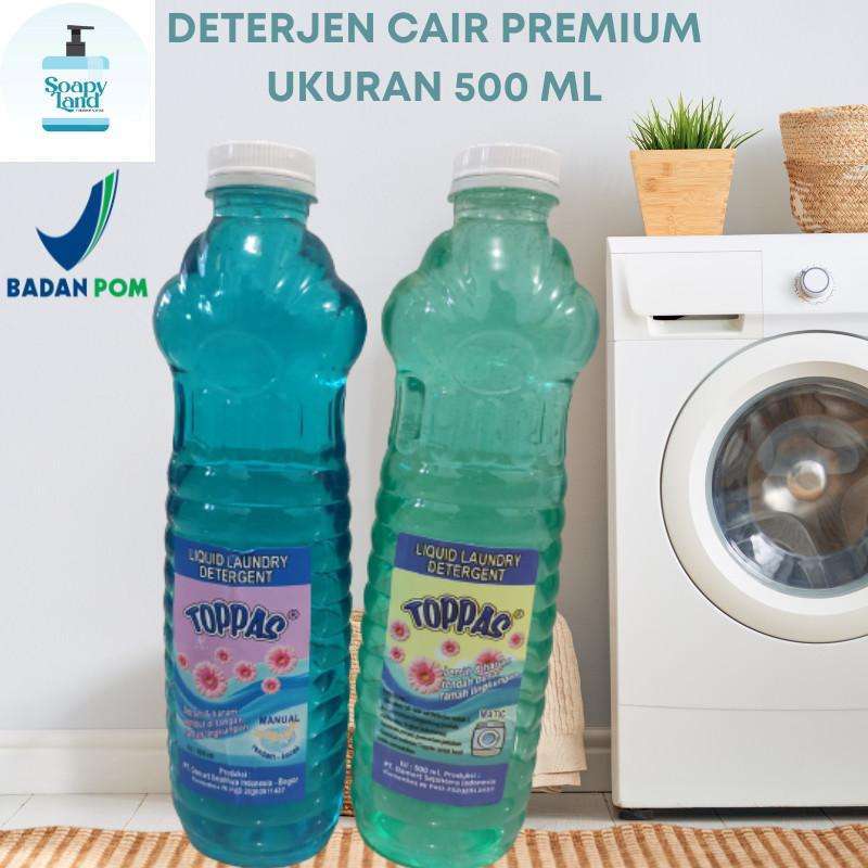 Jual Kemenkes Deterjen Cair (500ml) Premium Toppas / Laundry Liquid ...