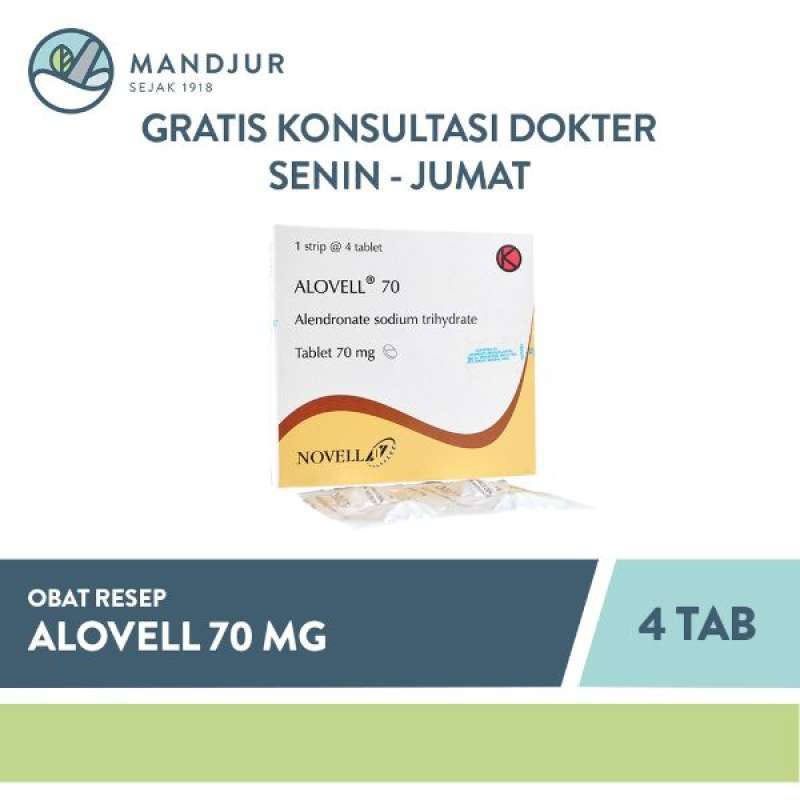 Jual Alovell 70 mg 4 Tablet di Seller Apotek Mandjur Official Store ...