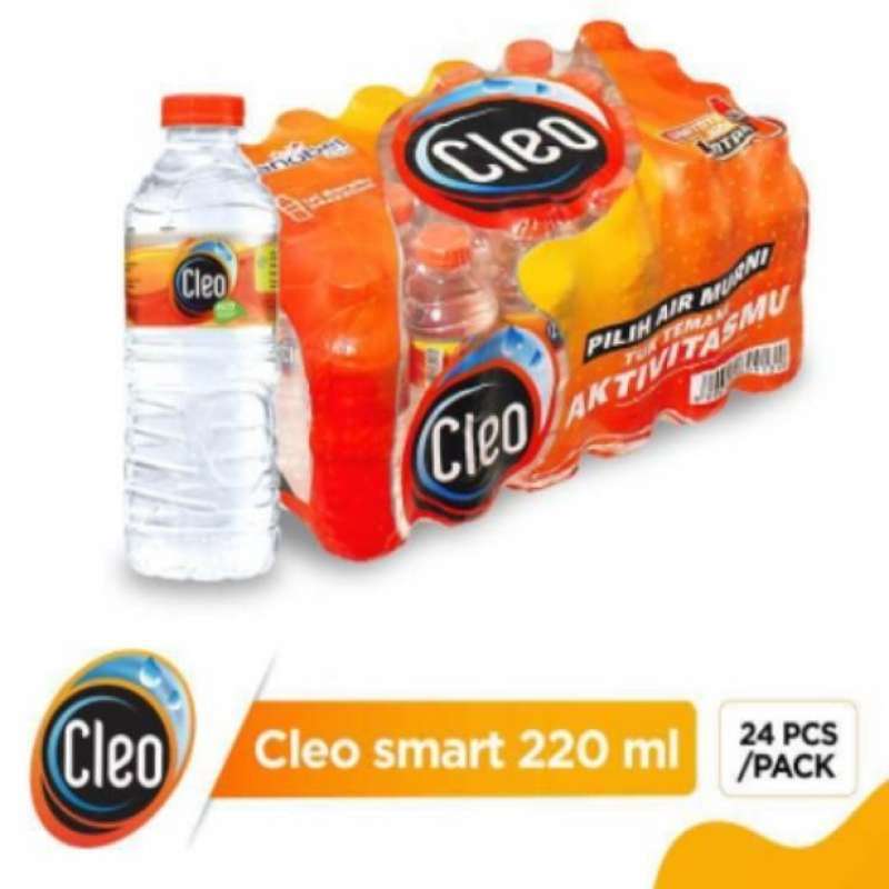 Promo Air Mineral Cleo Botol 220ml Diskon 2% Di Seller Langgeng Jaya 58 ...