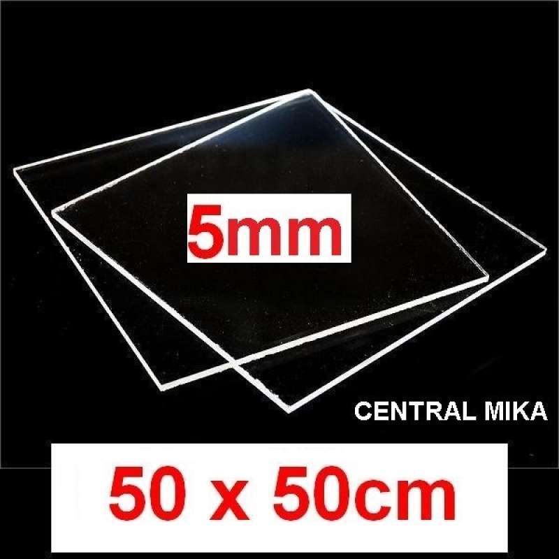 Promo Acrylic / Acrilic / Akrilik Bening, Tebal 5Mm Ukuran 50Cm X 50Cm ...