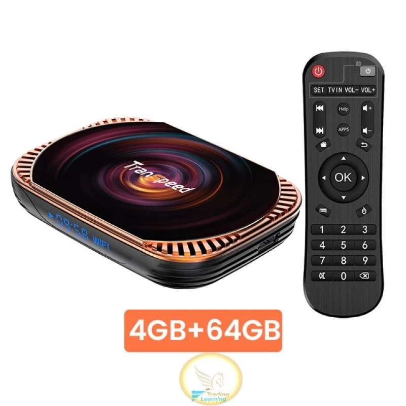 Jual Stb Android 11 Transpeed Amlogic S905X4 Tv Box Dual Wifi 8K 3D ...