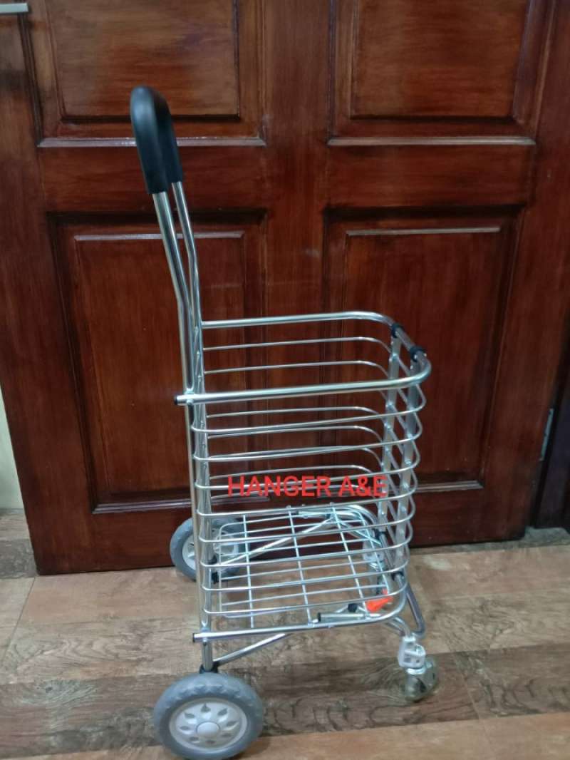 Jual Troli/troly/trolley Belanja Lipat Aluminium Troley Belanja Di ...