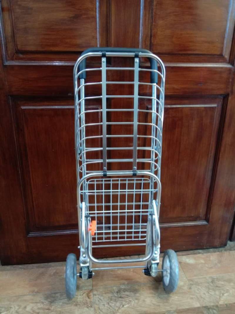 Jual Troli/troly/trolley Belanja Lipat Aluminium Troley Belanja Di ...