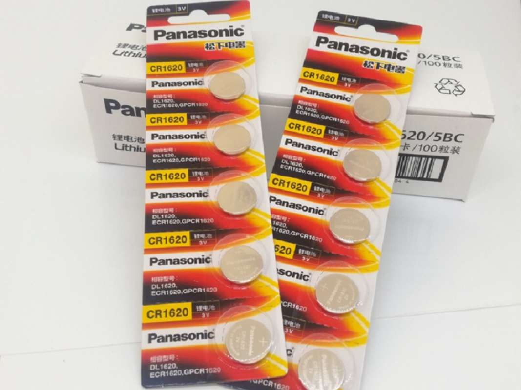 Jual Baterai Panasonic CR1620 Original Lithium 3v Baterry 3 Volt di ...