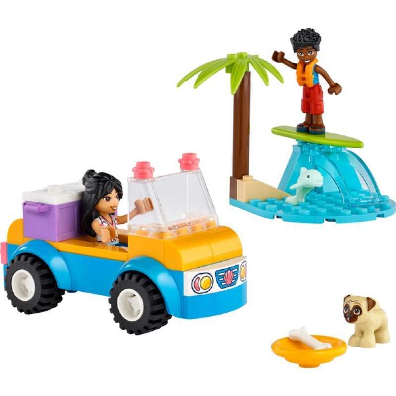 Promo Lego Friends 41725 Beach Buggy Fun Building Toy Set (61 Pieces ...