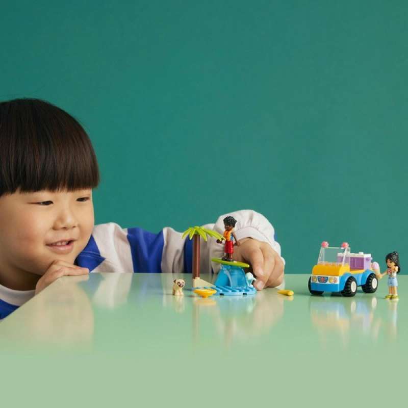 Promo Lego Friends 41725 Beach Buggy Fun Building Toy Set (61 Pieces ...