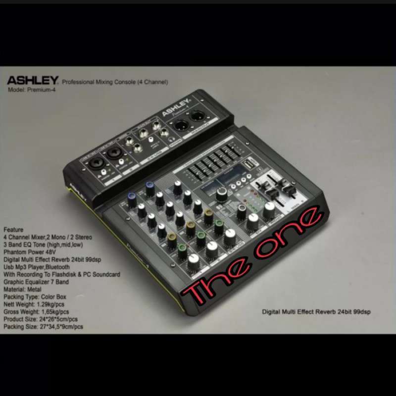 Promo mixer audio ashley premium 4 / premium4 Diskon 23% di Seller ...