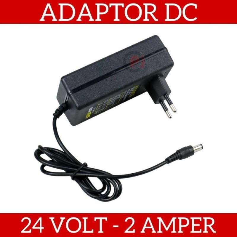 Jual Adaptor Power Supply DC 24V 2A Adapter 24 Volt 2 Amper di Seller Cybercom - Sei Putih ...