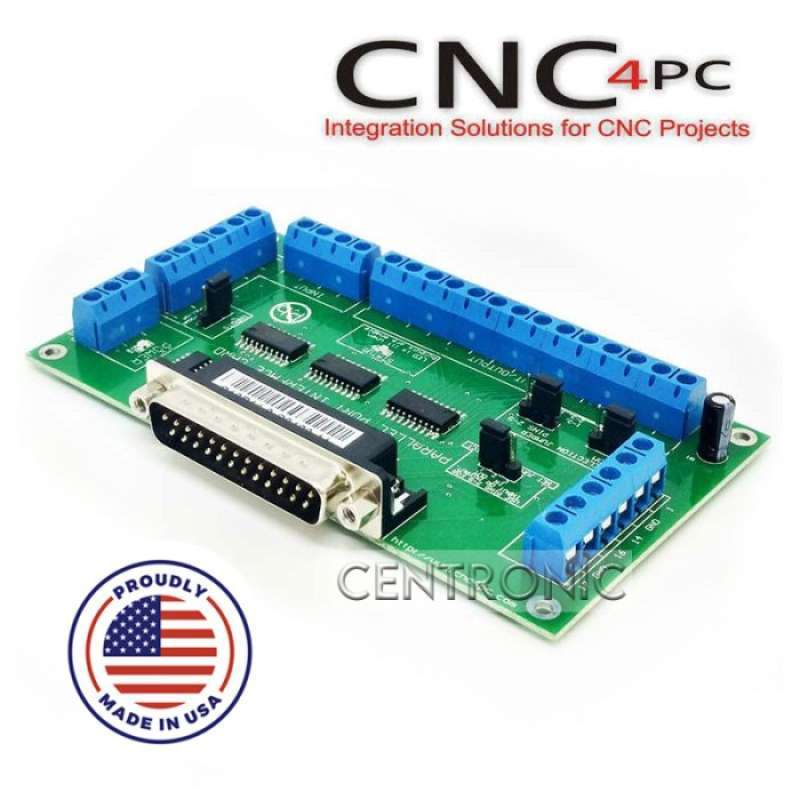 Promo Cnc4Pc Usa C10 Bi-Directional Parallel Port Cnc Breakout Board ...