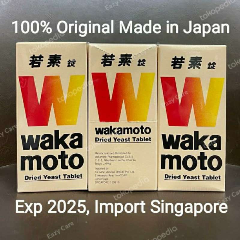 Promo Wakamoto 300 Tablets Made In Japan Import Singapore Obat Maag ...