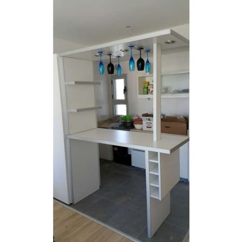 Promo Worldniture Rios Meja Bar Mini Bar Minimalis Modern Full Set 120 ...