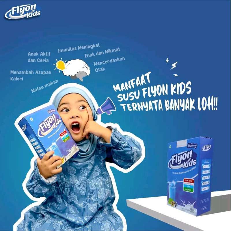 Jual Susu Flyon Kids Penambah Nafsu Makan Anak / Vitamin Tambah Berat ...
