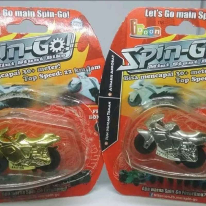 Promo Motor Spin N Go Edisi Gold Dan Chrome Versi Treasure Hunt Sepaket ...