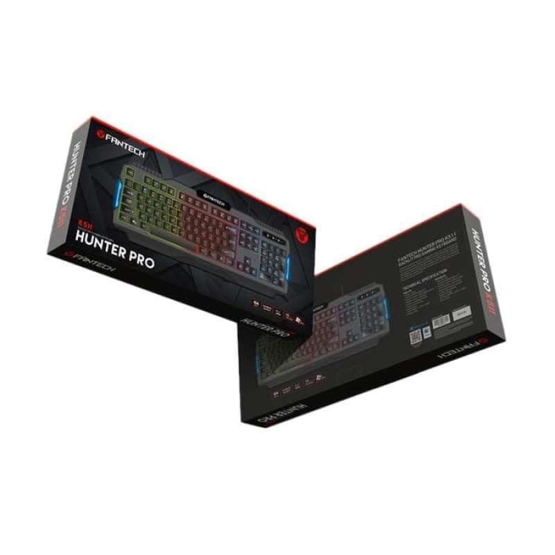 Promo Fantech K10 Hunter Backlight Pro Gaming Keyboard Usb (Keys Nyala ...