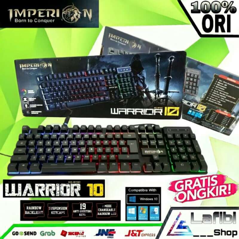 Promo Keyboard Keybord Gaming Game Gamers Imperion Kg - W10C Diskon 17% ...