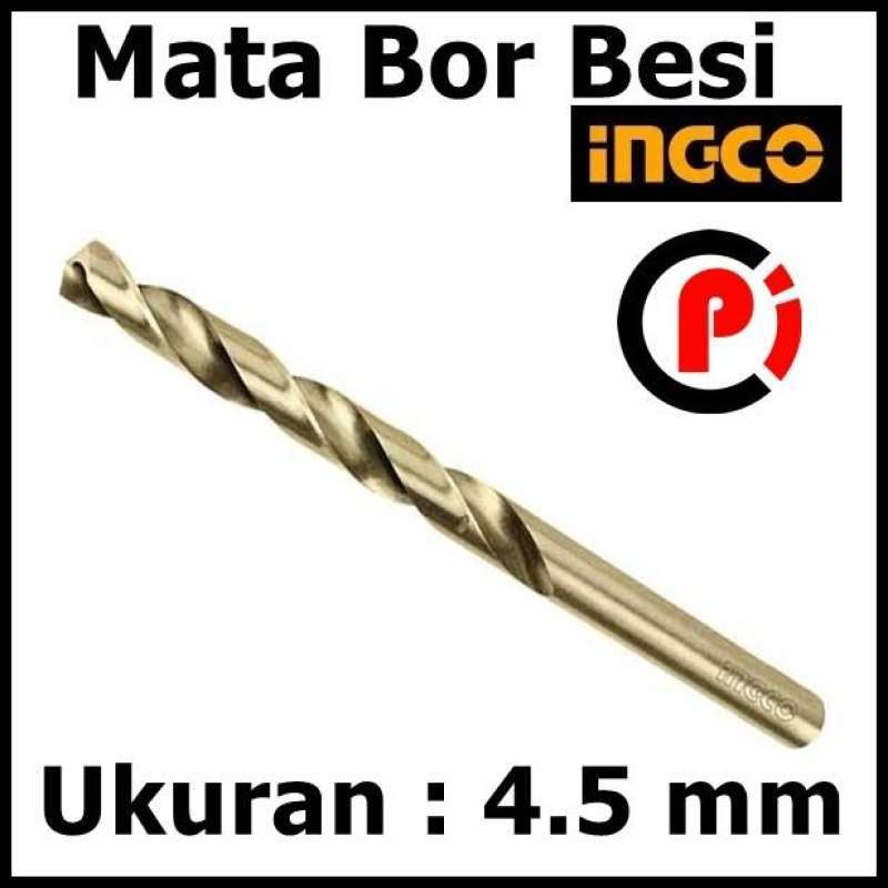 Jual Ingco Mata Bor Besi Hss Drill Bit Basic Ukuran 4.5mm 4.5 Mm Di ...