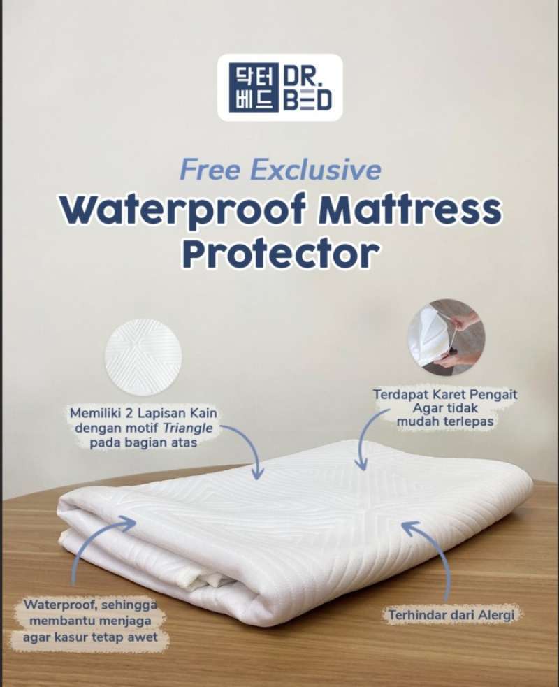 Promo Kasur Full Latex Orthopaedic DR.BED Ukuran 120x200 Diskon 28% di ...