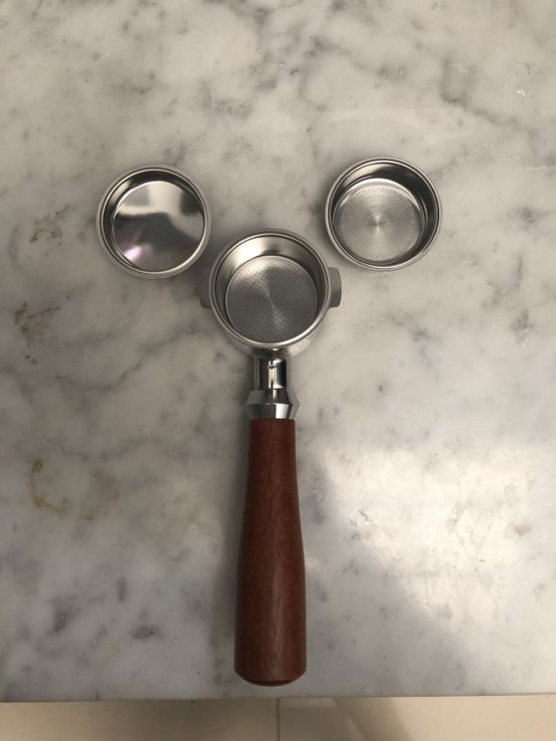 Promo Paket naked portafilter 51mm 2 kuping + basket single shot ...