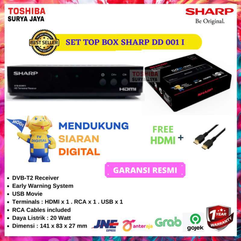 Promo SHARP SET TOP BOX STB-DD001i DIGITAL TV RECEIVER STB DVB-T2 ... Promo SHARP SET TOP BOX STB-DD001i DIGITAL TV RECEIVER STB DVB-T2 ...
