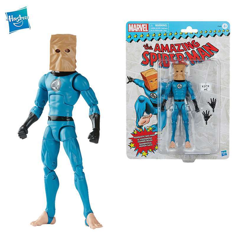 Jual Hasbro Marvel Retro The Amazing Spiderman Bombastic Bag Man Mainan ...