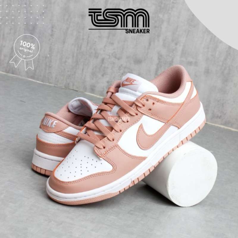 Jual Nike Dunk Low Whisper Rose (w) 100% Original Bnib - 42.5 Di Seller ...