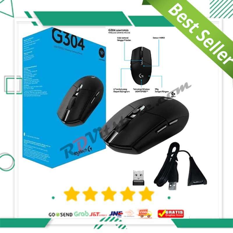 Promo Mouse Gaming Logitech G304 Lightspeed Wireless Gaming Mose Diskon 17% di Seller Mahanani ...