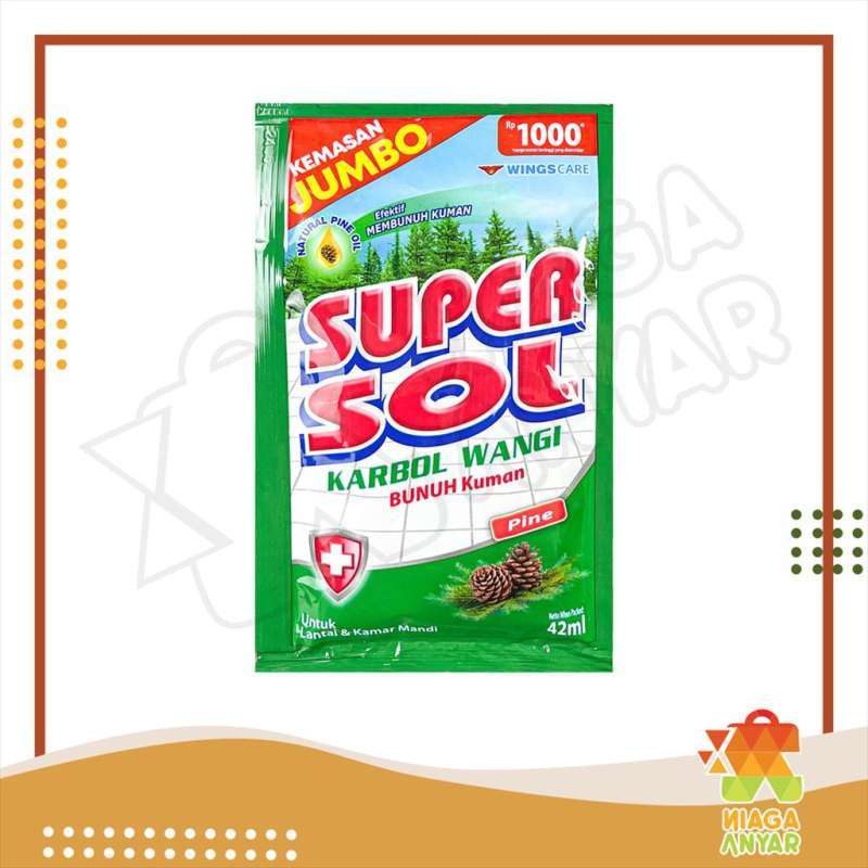 Promo Na Supersol Karbol Wangi Sachet Kemasan Jumbo Satuan / Super Sol ...