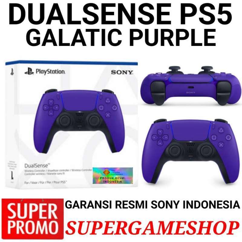 Jual Stik PS5 Dualsense Galatic Purple PS5 Stik Wireless Controller di ...