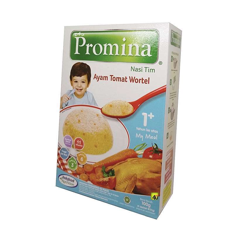 Promo PROMINA Nasi Tim Bayi 1 th plus - 100gr BOX Diskon 6% di Seller ...