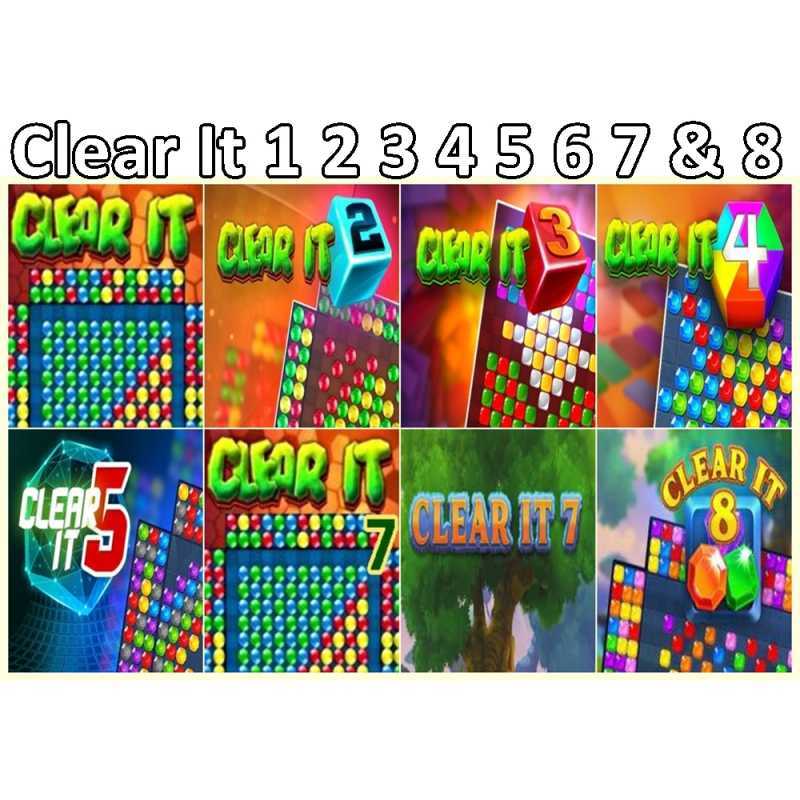 Promo Clear It 1 2 3 4 5 6 7 & 8 Game Untuk Komputer Pc Laptop Koleksi ...