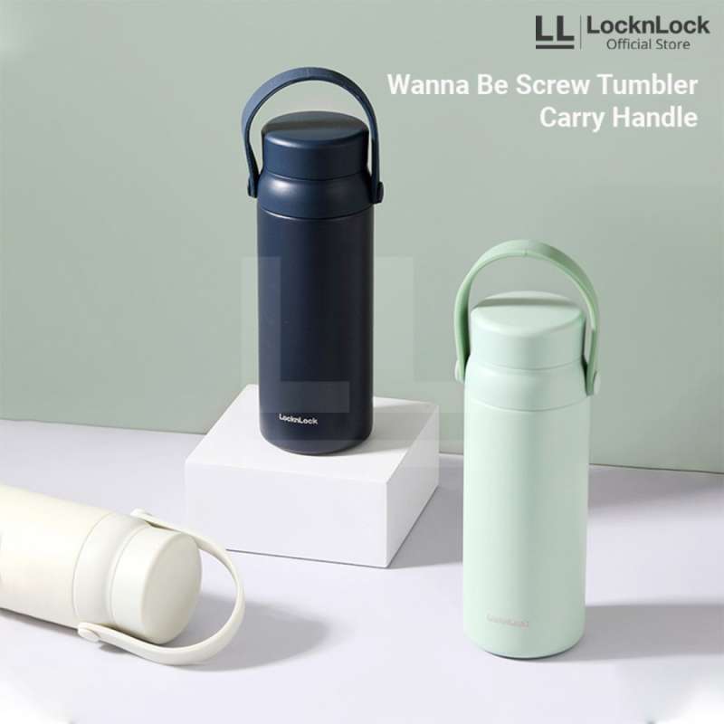 Promo Locknlock Wanna Be Screw Tumbler Carry Handle 450ml Lhc4246 ...