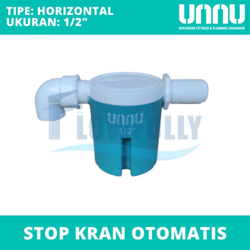 Jual Stop Kran Otomatis Horizontal 1/2 Inch Unnu Keran Air Pelampung ...