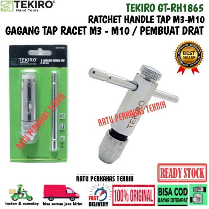 Promo TEKIRO HANDLE TAP BALIK ULIR BAUT M3 - M10 STANG R T / GAGANG ...