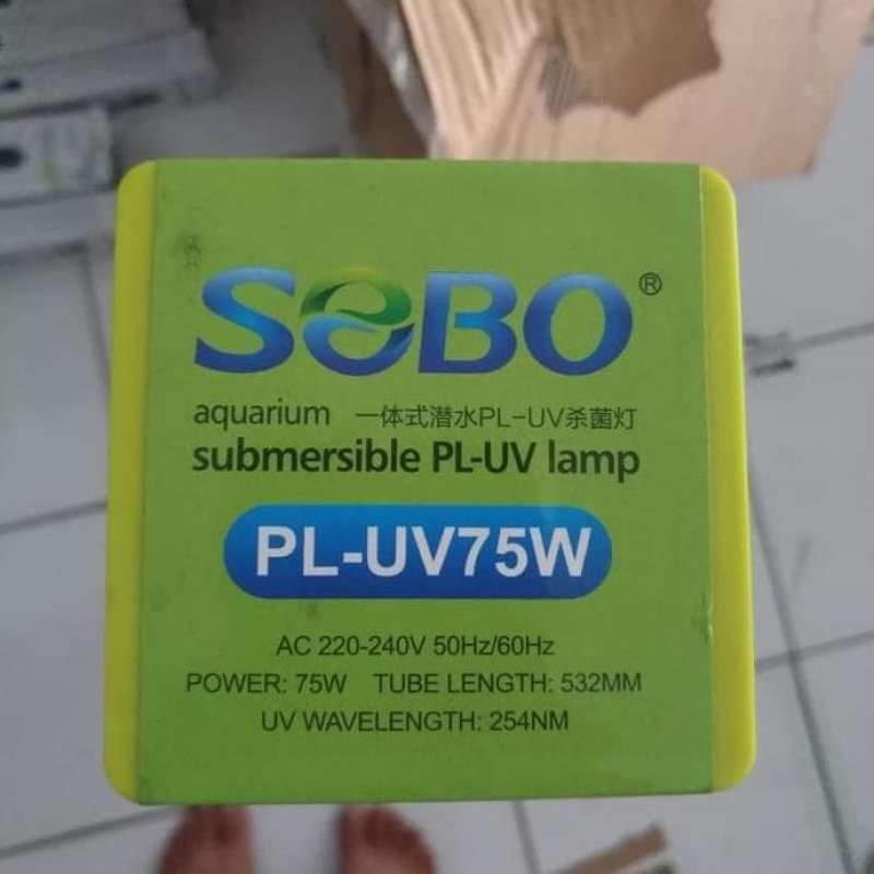 Promo Lampu Uv Kolam Aquarium Sobo Pl Uv 75W La202 Diskon 33% di Seller DENTA PET SHOP ...